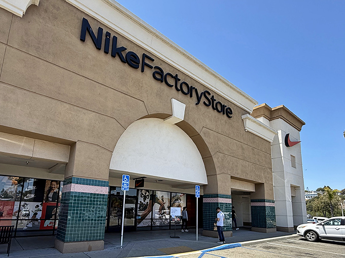The Nike Factory Store stands as a beacon of hope for athletic enthusiasts and bargain hunters alike. Those swooshes have never looked so affordable!