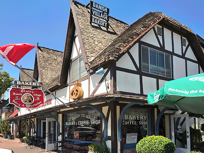 Danish flags flutter proudly outside this timber-framed treasure, where the architecture alone is enough to make you believe you've somehow teleported to Copenhagen.
