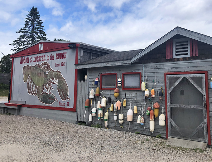 Abbott's rustic charm is no accident&mdash;it's the perfect seaside setting where fancy d&eacute;cor would only distract from the star attraction: impossibly fresh seafood.