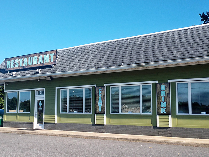 The unassuming green exterior of The Backyard might fool you, but like a superhero's secret identity, it's hiding extraordinary culinary powers within.