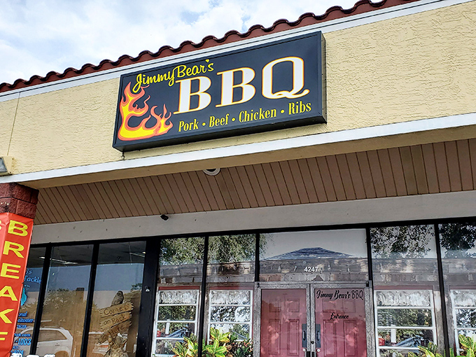 The yellow storefront with its flame-adorned sign isn't just a restaurant&mdash;it's a beacon of hope for the barbecue-deprived masses of Central Florida.