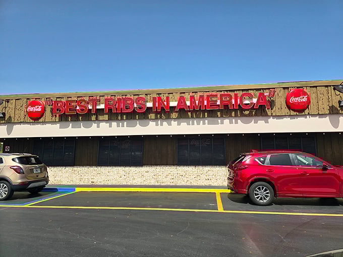When a restaurant proudly declares its dominance in red neon, you either get brilliance or bluster. Spoiler alert: Michelbob's delivers on its promise.