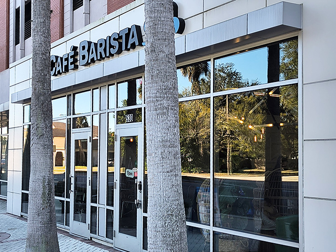 Modern meets tropical at this Kissimmee gem, where even the signage has that confident "we know what we're doing" vibe.