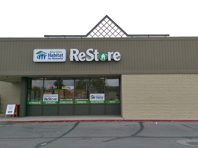 The unassuming exterior of Boise's ReStore belies the treasure trove within&mdash;proof that judging books by covers is still humanity's greatest mistake.