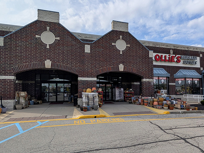 The brick facade of Ollie's Carmel location might seem unassuming, but inside awaits a treasure trove that would make any bargain hunter weak at the knees.