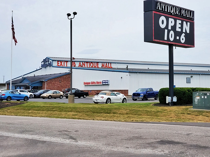 That sign doesn't lie&mdash;there are indeed "More Antiques" in every direction you turn, creating a labyrinth of memories where getting pleasantly lost is half the fun.
