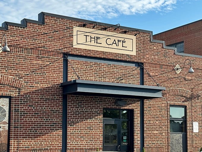 The unassuming brick exterior of The Caf&eacute; speaks volumes &ndash; greatness doesn't need neon signs or flashy gimmicks, just consistently excellent food.