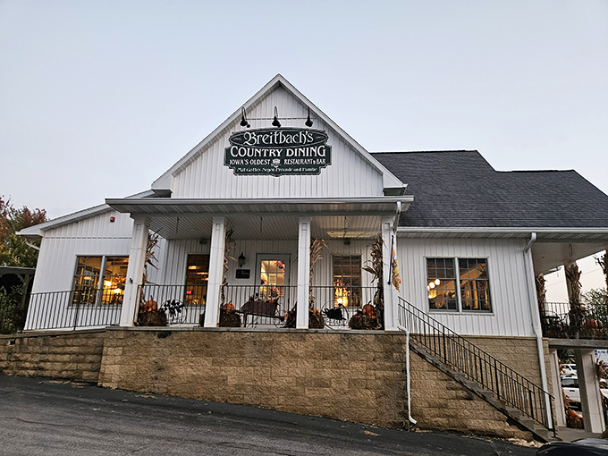 The white clapboard exterior of Breitbach's stands like a beacon of comfort food hope in tiny Sherrill, Iowa&mdash;a culinary lighthouse guiding hungry travelers home. 