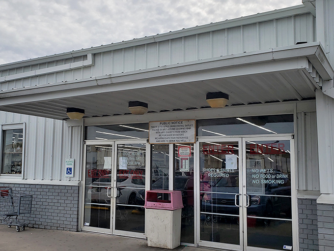 The unassuming exterior hides a treasure trove within. Like a poker player with the winning hand, Red White & Blue keeps its secrets until you step inside.