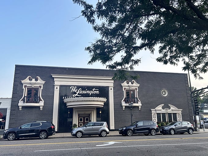 The Lexington's stately brick exterior stands as a beacon of culinary tradition in St. Paul's Summit Hill neighborhood.