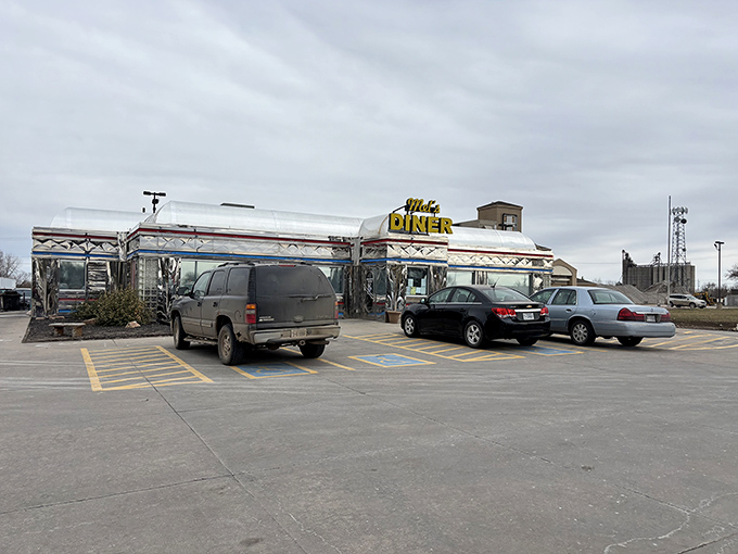 Mel&rsquo;s Diner shines like a nostalgic reminder of simpler times. Its retro charm hints at hearty comfort food that feels like a warm embrace.
