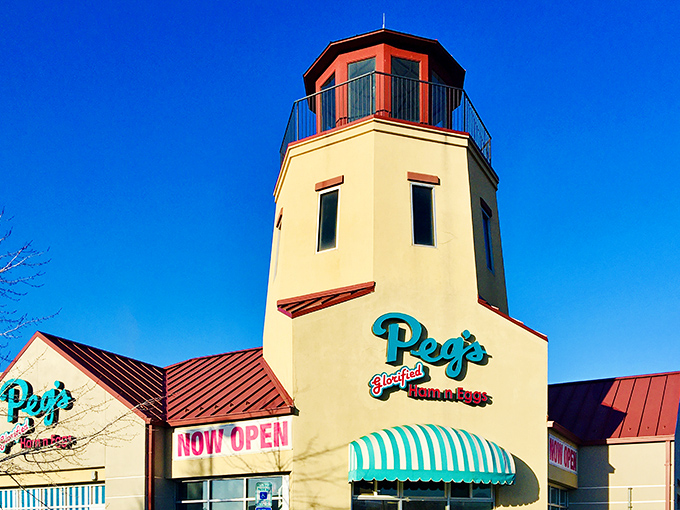 That distinctive lighthouse tower isn't just for show&mdash;it's sending a clear signal that exceptional breakfast awaits within.