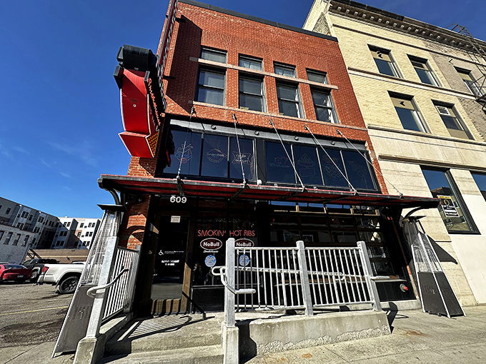 The scent of smoked meat drifts through the air, guiding the hungry toward this humble Fargo smokehouse &mdash; a beacon of comfort for true barbecue lovers.