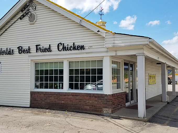 "World's Best Fried Chicken" isn't just a slogan here—it's a gauntlet thrown down that few would dare challenge after their first bite.