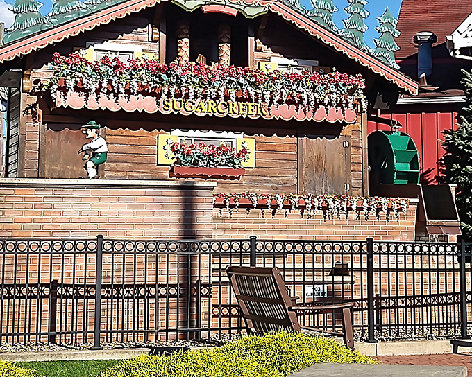 The World's Largest Cuckoo Clock stands proudly in Sugarcreek, its Swiss chalet design and vibrant flower boxes making timekeeping a spectator sport.