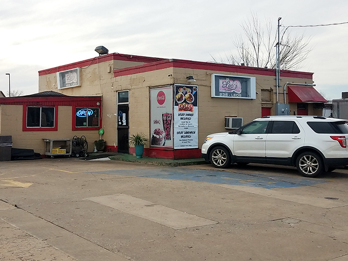 The unassuming exterior of Leo's BBQ stands as a beacon to barbecue pilgrims&mdash;proof that culinary treasures often hide in plain sight.