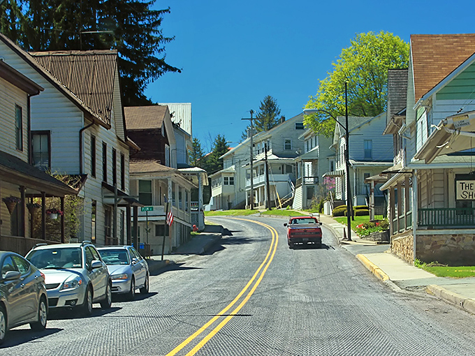 Main Street Millheim whispers stories of simpler times while somehow feeling completely alive in the present moment.