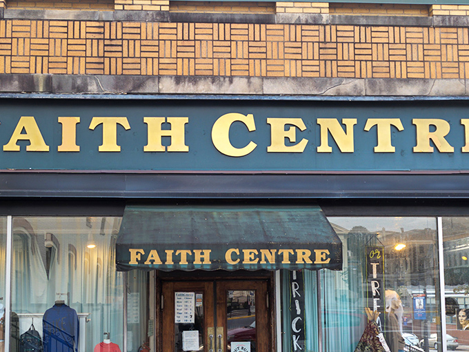 The iconic gold lettering against deep green beckons like a siren song to treasure hunters across Pennsylvania.