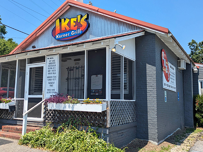 That distinctive red roof and American flag aren't just decoration &ndash; they're a beacon calling burger pilgrims home to Spartanburg greatness.