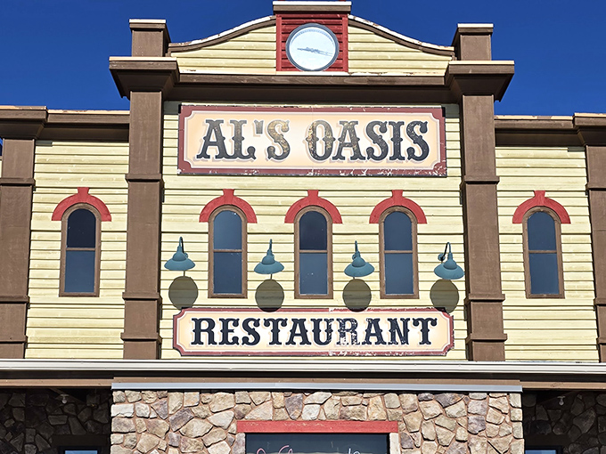 That clock above the entrance isn't just telling time&mdash;it's counting down the minutes until your next memorable meal at this roadside legend.