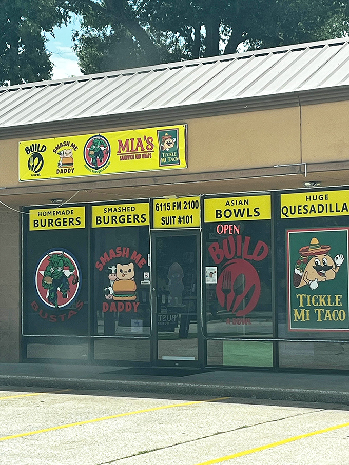 The superhero of burger joints has landed in Crosby! Busta's bold yellow signage promises a comic book adventure for your taste buds.