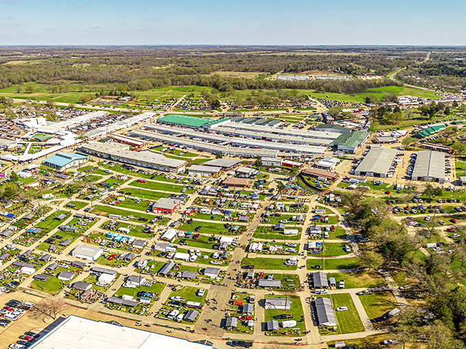 From above, Canton's First Monday Trade Days looks like a small city dedicated to the art of the deal. Texas-sized bargain hunting at its finest!