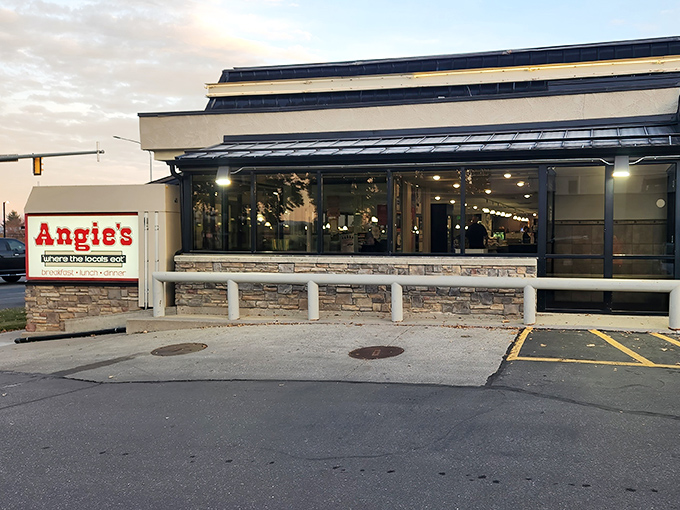Angie's iconic red sign promises what every food lover seeks: a place "where the locals eat." No greater endorsement exists in the culinary universe.