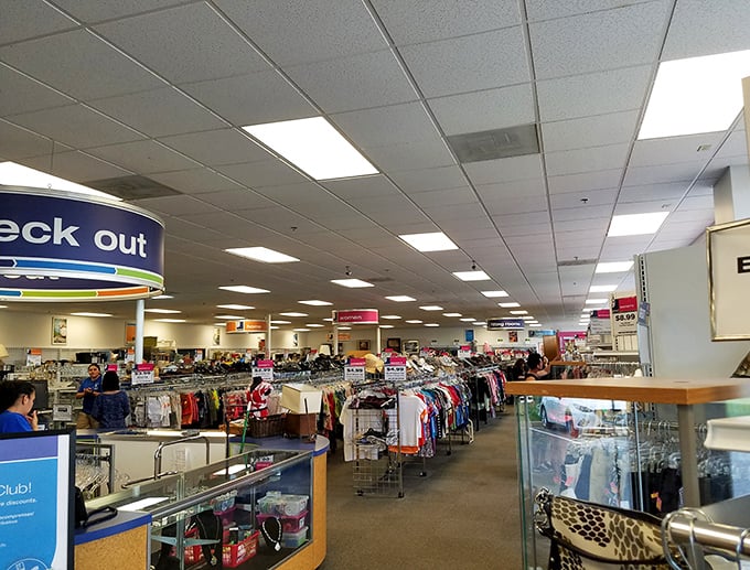 Like a retail treasure map waiting to be explored, the Sterling Goodwill's spacious interior promises discoveries at every turn.