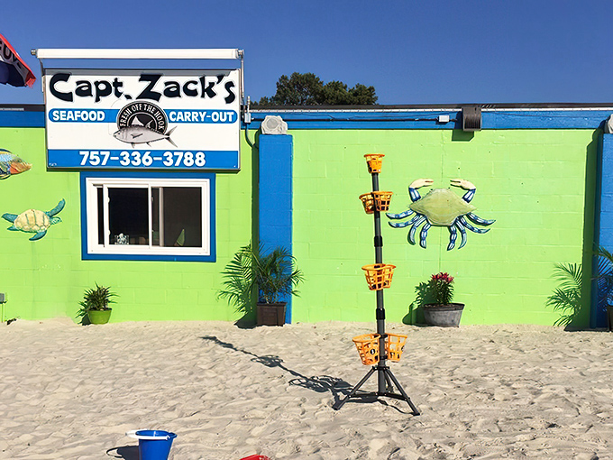 That lime green and electric blue exterior isn't asking for attention—it's demanding it with the confidence of a peacock at a pigeon convention.