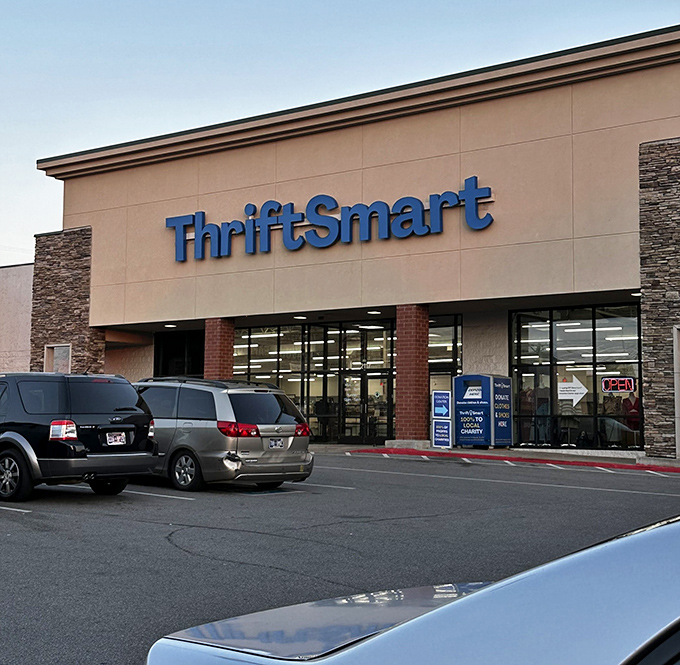 The unassuming exterior of ThriftSmart Rivergate hides a treasure trove within. Like finding a five-star restaurant in a strip mall, appearances can be delightfully deceiving.