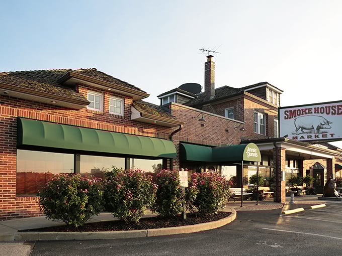 The unassuming brick exterior of Annie Gunn's hides culinary treasures like a speakeasy hides good bourbon. That iconic green awning has welcomed food lovers for generations.
