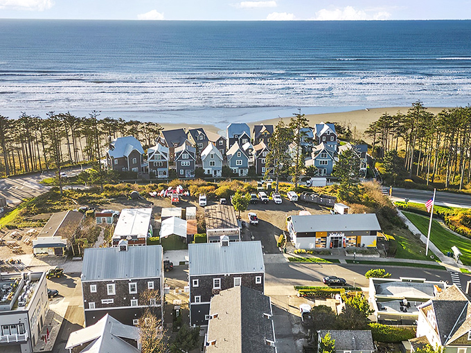 Aerial dreams come true! Seabrook's picture-perfect layout showcases the brilliant marriage of thoughtful design and nature's grandeur, with the Pacific Ocean serving as the ultimate backdrop.