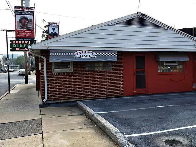 The humble red-and-brick exterior of Kuppy&rsquo;s Diner may not shout for attention, but locals know&mdash;it&rsquo;s where Middletown mornings truly begin.
