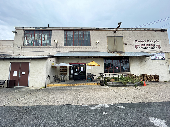 The unassuming exterior of Sweet Lucy's is like a secret handshake &ndash; only those in the know recognize the barbecue paradise waiting inside.