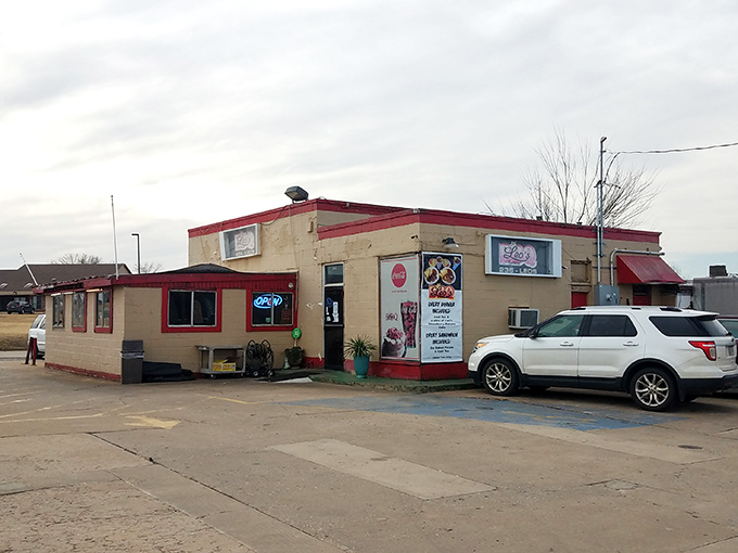 Leo's BBQ sits unassuming on Oklahoma City streets, proving great barbecue doesn't need fancy facades.