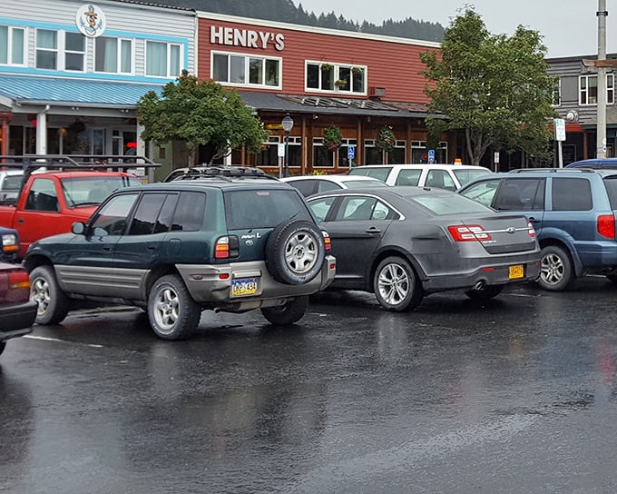 Even on a rainy Kodiak day (which is most days), Henry's packed parking lot tells you everything you need to know about what awaits inside.