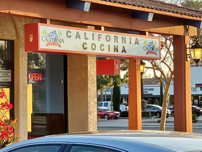 The unassuming storefront of California Cocina hides culinary treasures within, like finding a diamond in a strip mall setting.