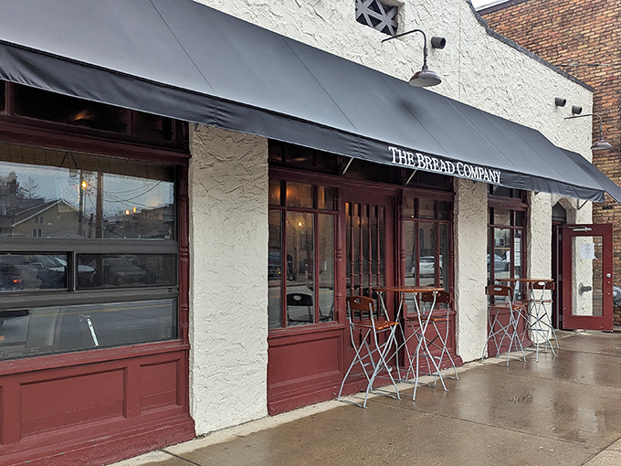 The charming fa&ccedil;ade of The Bread Company beckons like a European postcard come to life in the heart of Urbana. Those red-trimmed windows aren't just for show&mdash;they're portals to flavor country.