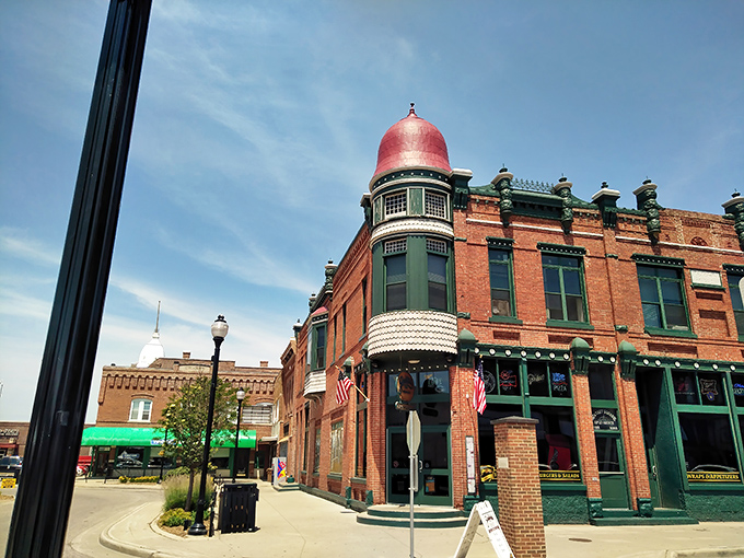 That iconic copper dome isn't just architectural flair&mdash;it's a beacon for burger lovers across Wisconsin, standing proud against the Midwest sky.