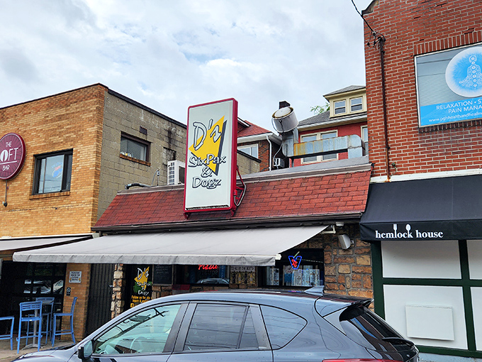 That iconic sign promises two simple pleasures&mdash;hot dogs and beer&mdash;but locals know it's the unexpected wing excellence that keeps Pennsylvania pilgrims returning.
