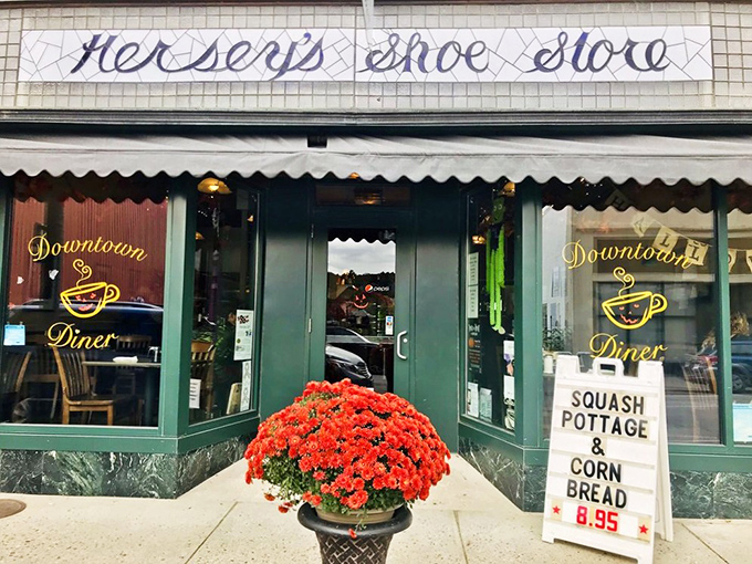 Nestled beneath "Hersey's Shoe Store," Downtown Diner proves the best things in life hide in plain sight. Like finding a $20 bill in last winter's coat&mdash;but tastier.