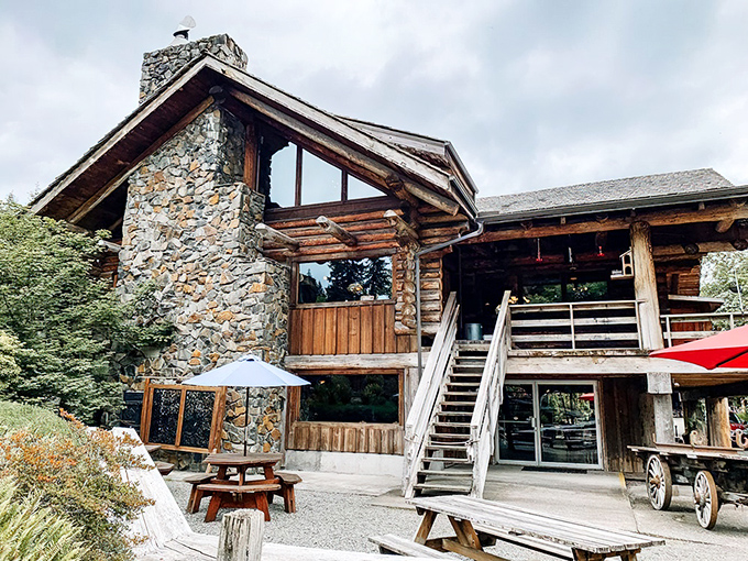 Like a lumberjack&rsquo;s dream come to life, Camp 18&rsquo;s massive stone-and-timber lodge welcomes hungry travelers with rustic charm and Paul Bunyan-sized portions.