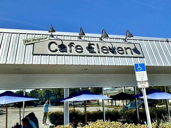 The Original Caf&eacute; Eleven welcomes you with no-nonsense charm and those blue Florida skies that make every meal feel like a vacation highlight.