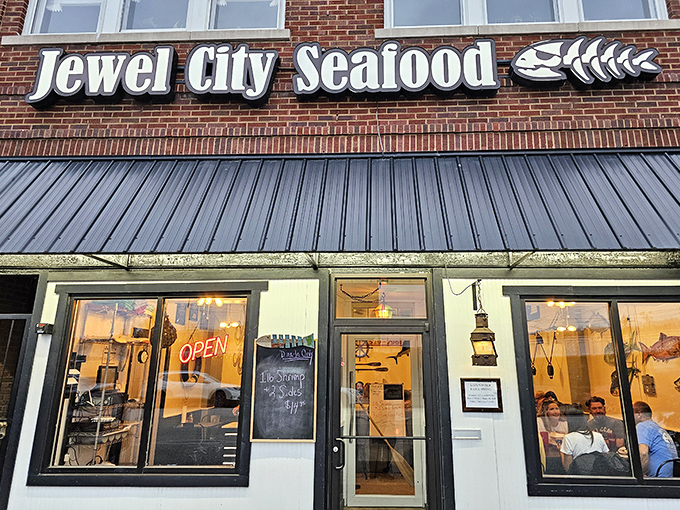 The unassuming brick fa&ccedil;ade of Jewel City Seafood hides culinary treasures that would make coastal restaurants blush with envy. Sometimes the best discoveries aren't flashy.
