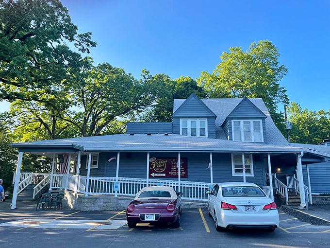 The illuminated sign promises exactly what you'll find inside: authentic Wisconsin dining traditions served without pretension but with plenty of local character.