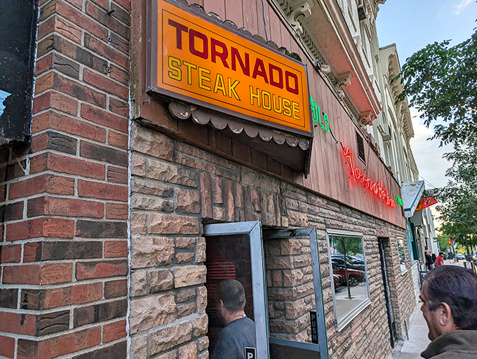 Madison's meat mecca announces itself with vintage signage that promises old-school satisfaction, not trendy disappointments.