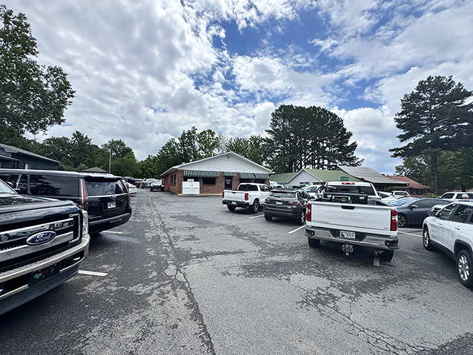 The unassuming brick exterior hides culinary treasures that would make your grandmother proud and your taste buds dance.