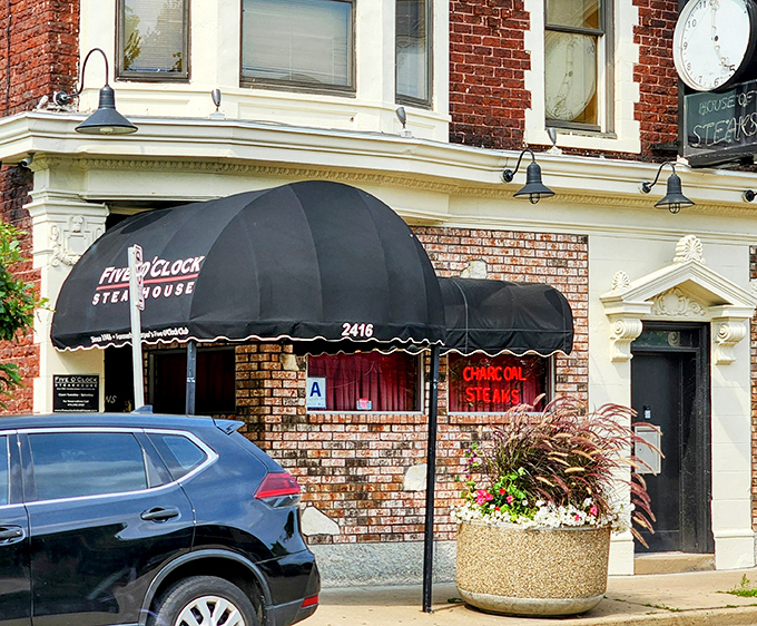 The iconic black awning beckons like an old friend, promising carnivorous delights behind that brick fa&ccedil;ade. Milwaukee's meat mecca awaits.