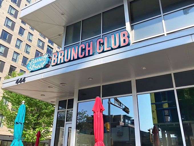 The iconic neon sign of Bassett Street Brunch Club beckons hungry Madisonians like a lighthouse guiding breakfast-seekers to cheesy salvation.