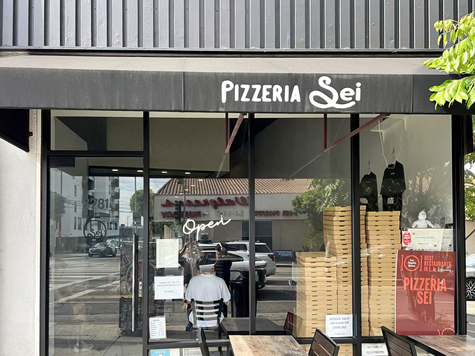 The unassuming storefront of Pizzeria Sei belies the culinary magic happening inside. Sometimes the best treasures come in modest packages.